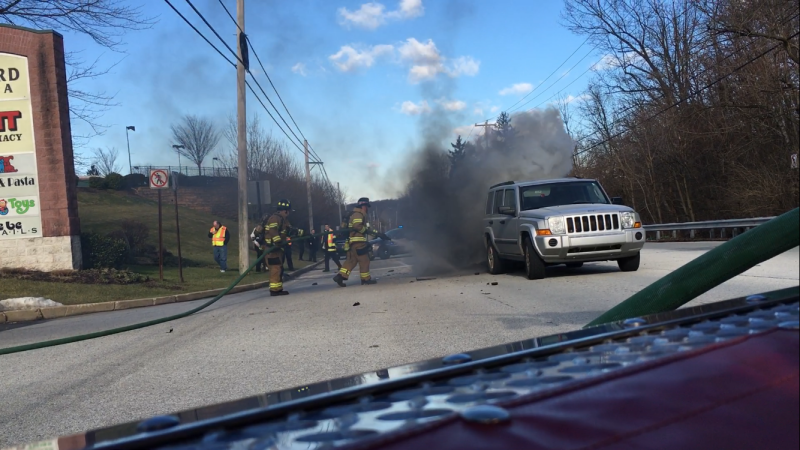 Car Fire - First West Chester Fire Company