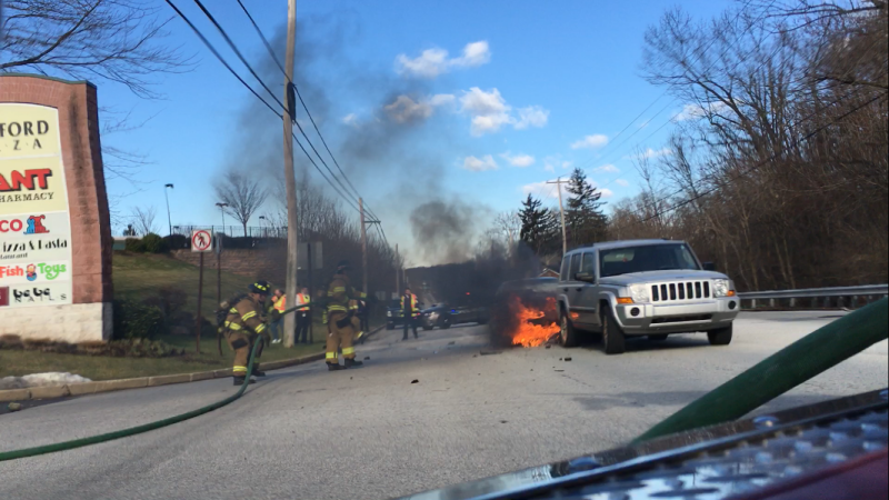 Car Fire - First West Chester Fire Company